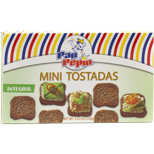MINI TOSTADAS INTEGRAL PAN PEP | Colmado La Dolores Inc