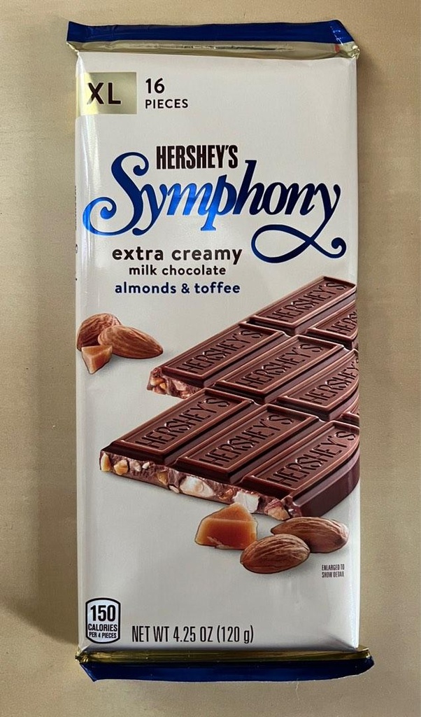 HERSHEY SYMPHONY BAR 4.25oz Colmado La Dolores Inc